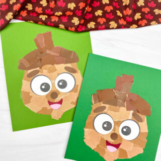Acorn Gnome Craft For Kids [Free Template]