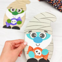 Mummy Gnome Craft For Kids (Free Template)
