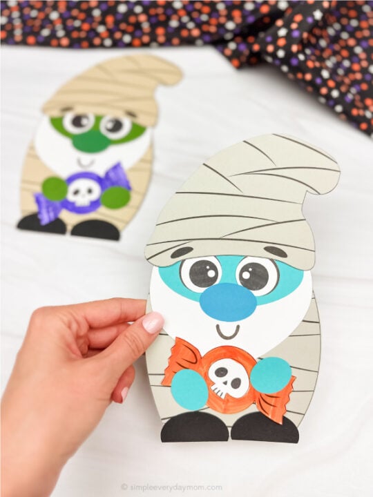 Mummy Gnome Craft For Kids (Free Template)