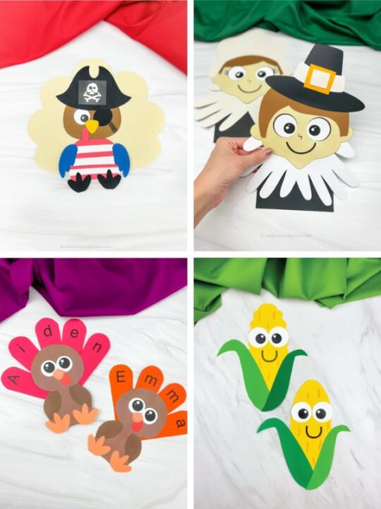 Gnome Turkey Disguise Craft For Kids [Free Template]