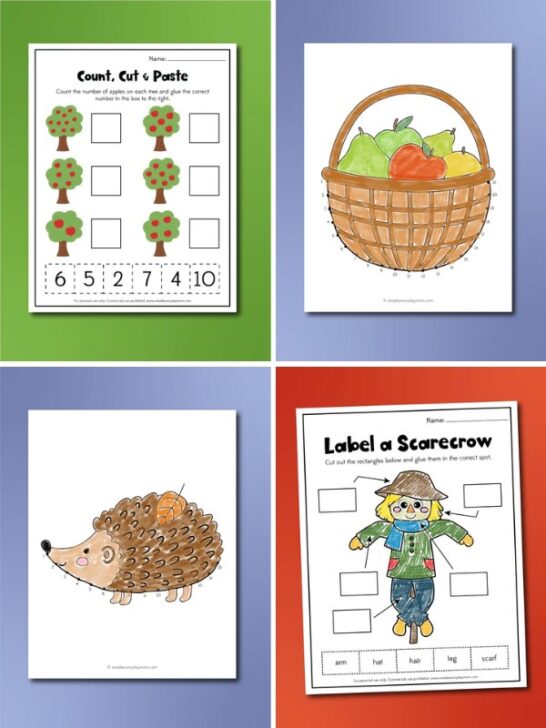 Fall Graphing Worksheets For Kids Free Printable