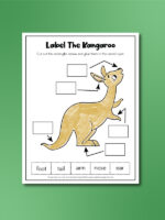 Kangaroo Worksheets For Kids [Free Printable]
