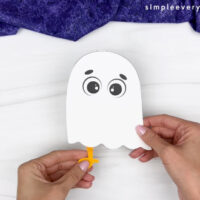 Disguise a Turkey As A Ghost Craft For Kids W/Free Template