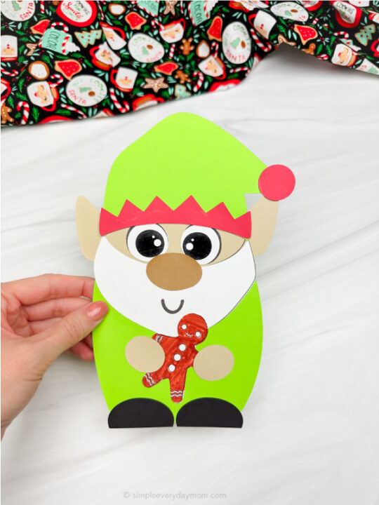 Elf Gnome Craft For Kids [Free Template]