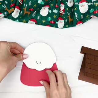 Cute Santa Card Craft For Kids [Free Template]
