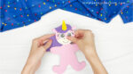 Gingerbread Disguise Unicorn Craft For Kids [Free Template]