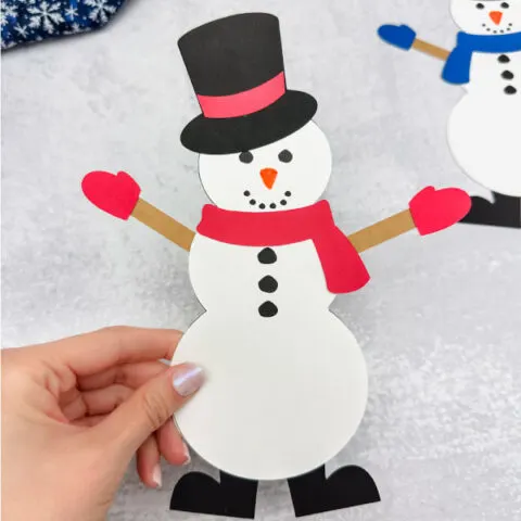 How To Catch A Snowman Craft [Free Template]