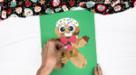 Torn Paper Gingerbread Craft For Kids [Free Template]