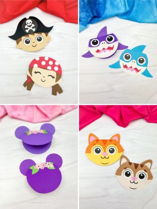 61 Simple + Fun Card Crafts for Kids (With Free Templates)