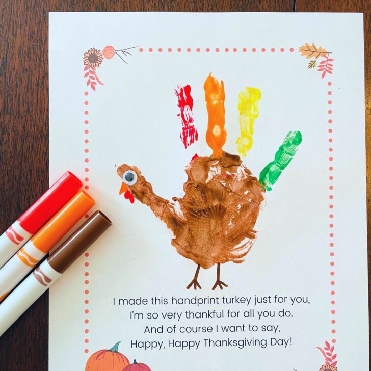23 Cute Hand Turkey Ideas For Kids