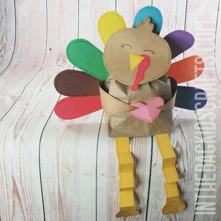 39 Easy & Cute Turkey Crafts For Kids