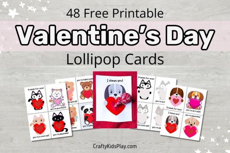 39 Printable Valentine Cards For Students
