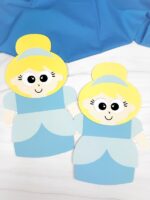 Cinderella Puppet Craft For Kids (Free Printable Template)