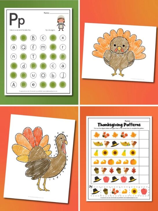 Elephant Turkey Disguise Craft For Kids(Free Template)