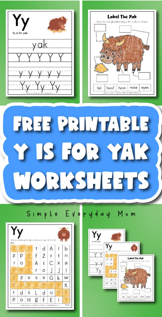 Free Printable Yak Worksheets For Kids