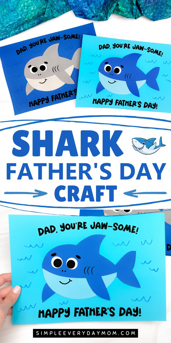 Shark Father's Day Craft (Free Template)
