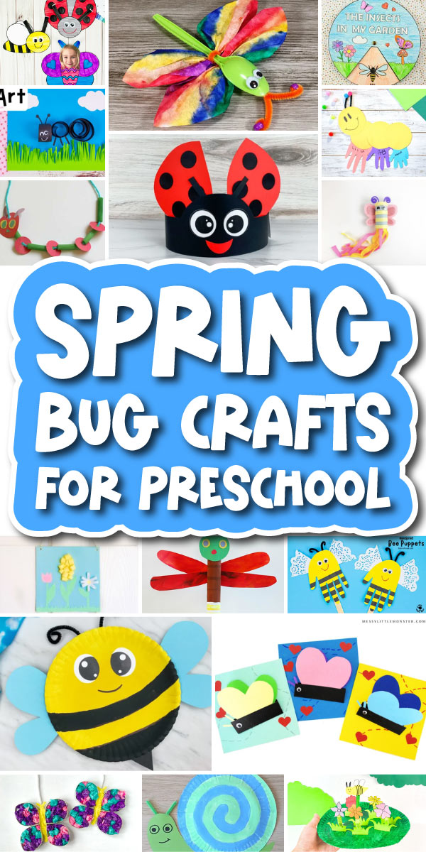 25 Cheerful Spring Bug Crafts for Preschoolers