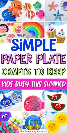 28 Colorful & Fun Paper Plate Summer Crafts For Kids