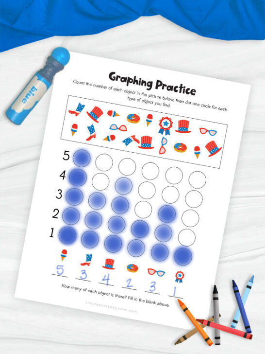 FREE Printable 4th of July Do a Dot Printables