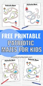 4th Of July Mazes For Kids [Free Printables]