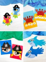 Easy Printable Pirate Photo Craft For Kids (Free PDF Template)