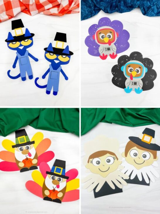 Turkey Cupcake Disguise Craft For Kids(Free PDF Template)