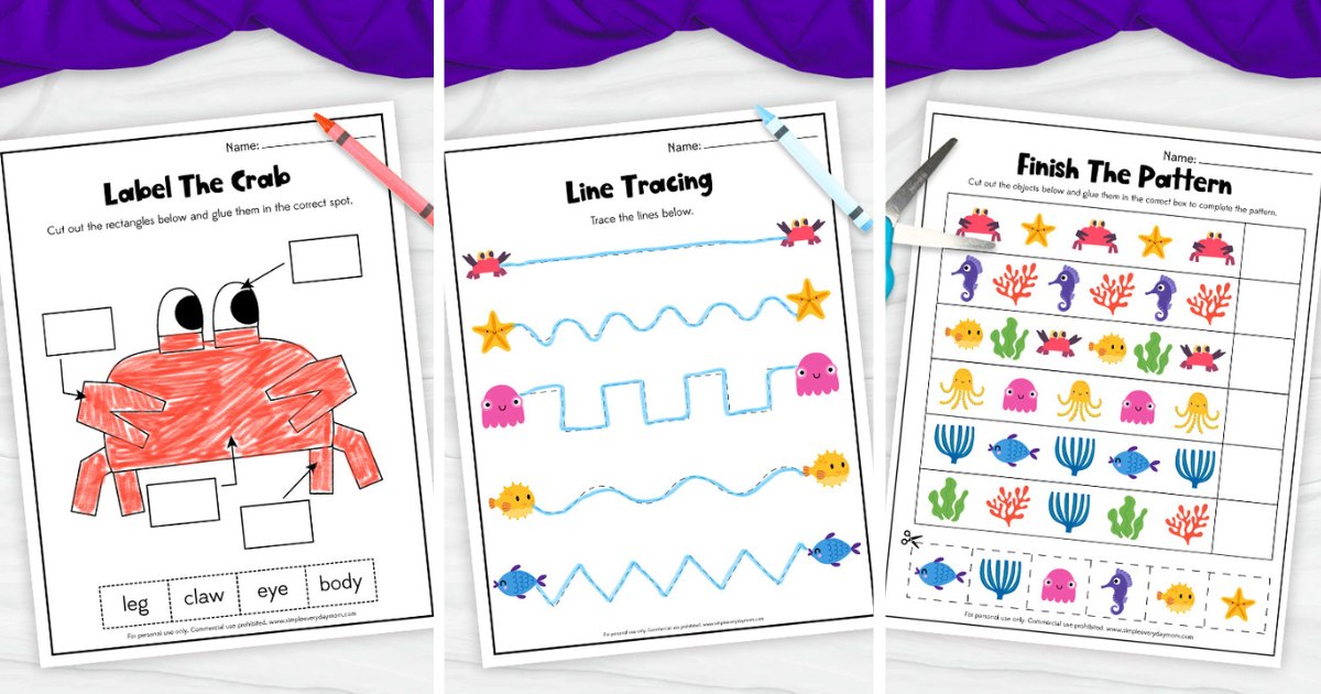 Don't Worry Little Crab Activities For Kids