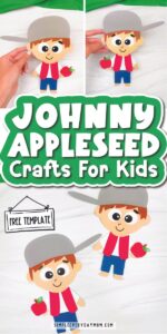 Johnny Appleseed Craft For Kids (Free PDF Template)