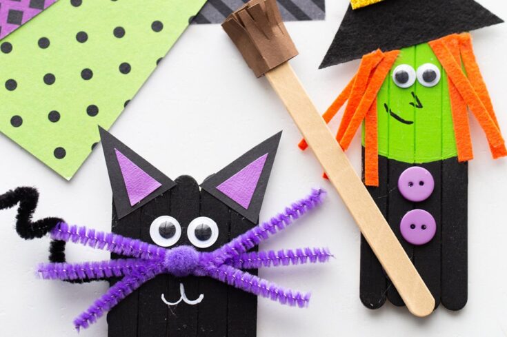 27 Fun Halloween Popsicle Stick Crafts to Spook Up Your Halloween