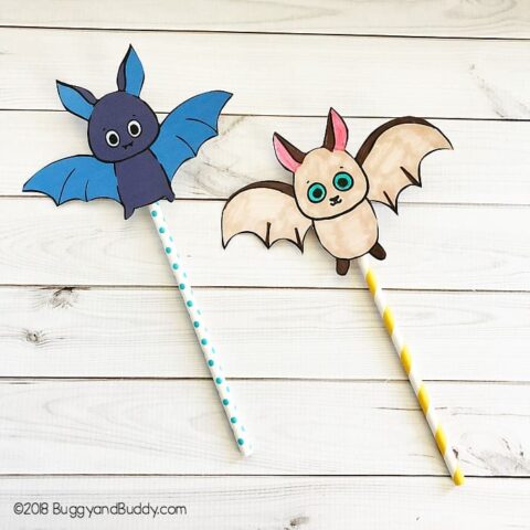 37 Creative Bat Halloween Crafts Kids Will Love