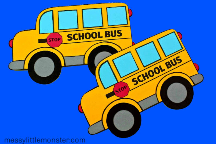 21 School Bus Crafts To Get Your Kids Excited For The Classroom