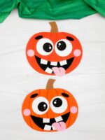 Silly Pumpkin Craft For Kids (Free PDF Template)