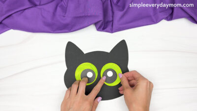 Black Cat Puppet Craft For Kids (Free PDF Template)