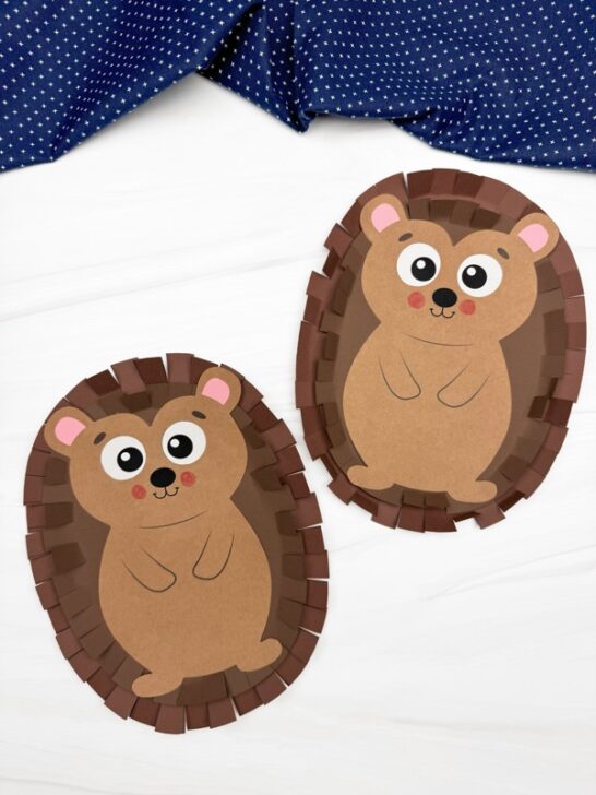 20 Adorable Hedgehog Crafts for Kids to Make This Fall