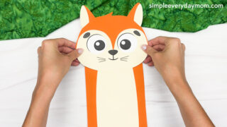Squirrel Puppet Craft For Kids (Free Printable Template)