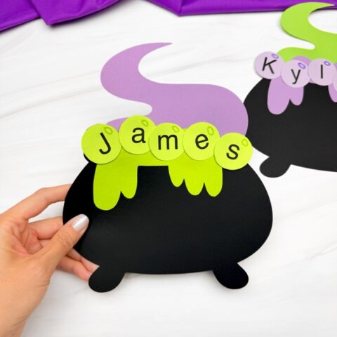 Witches Brew Name Craft For Kids (Free PDF Template)