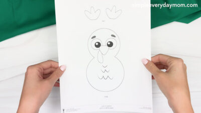 Turkey Leaf Craft (Free Printable Template)