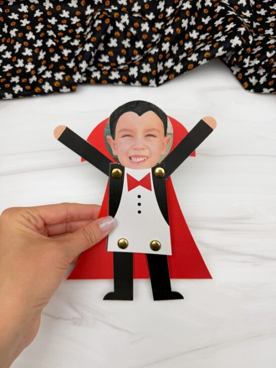 Vampire Photo Craft For Kids (Free Printable Template)