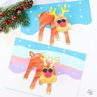 25 Reindeer Day Activities For Crafty Kids & Little Learners