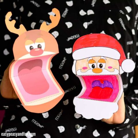 26 DIY Christmas Puppet Crafts Perfect For Kids