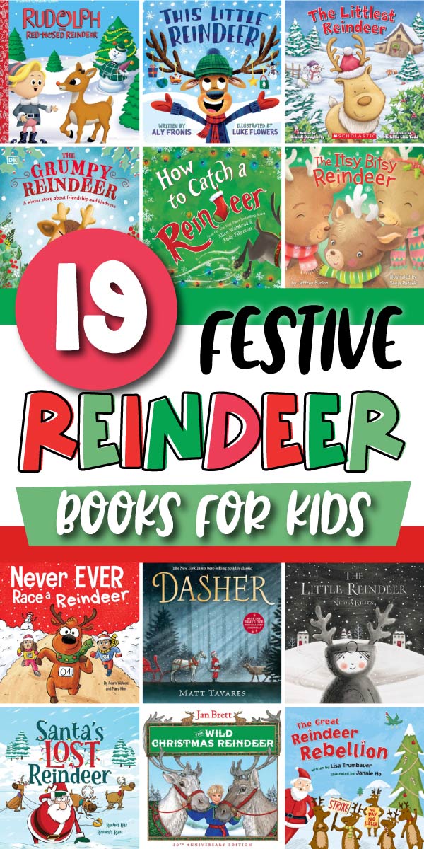 19 Festive Christmas Reindeer Books For Kids