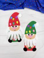 Handprint Christmas Gnome Craft (Free Printable Template)