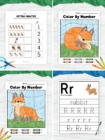 Free Printable Fox Dot To Dots For Kids