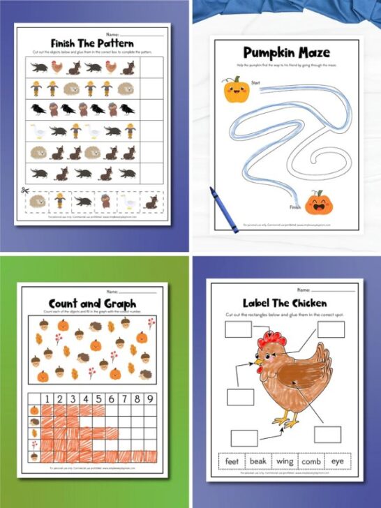 Free Printable There Was An Old Lady Who Swallowed Some Leaves Activities