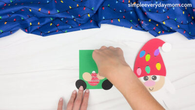 Handprint Christmas Gnome Craft (Free Printable Template)