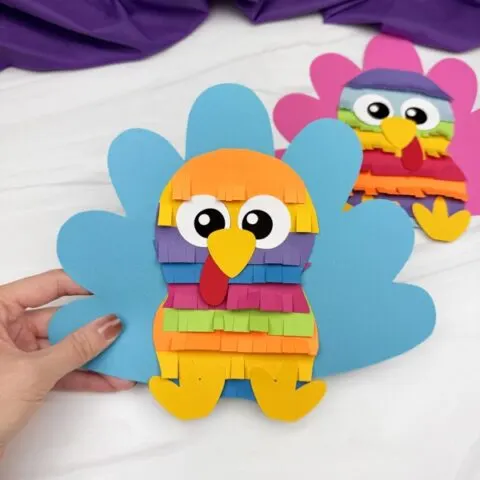 Piñata Turkey Disguise Craft (Free Printable Template)