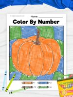 Fun Thanksgiving Color By Numbers For Kids
