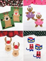 Polar Bear Christmas Craft (Free Printable Template)