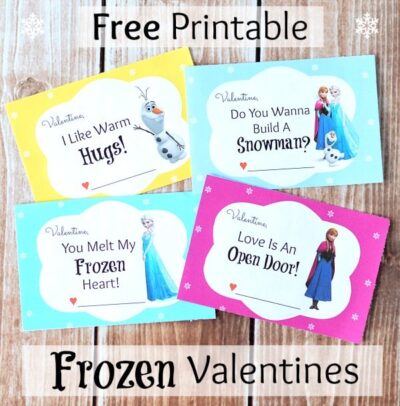 15+ Adorable Printable Valentines Cards for Girls