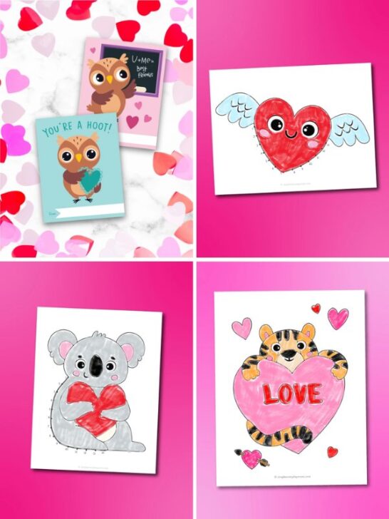 Printable Penguin Valentine Cards For Kids
